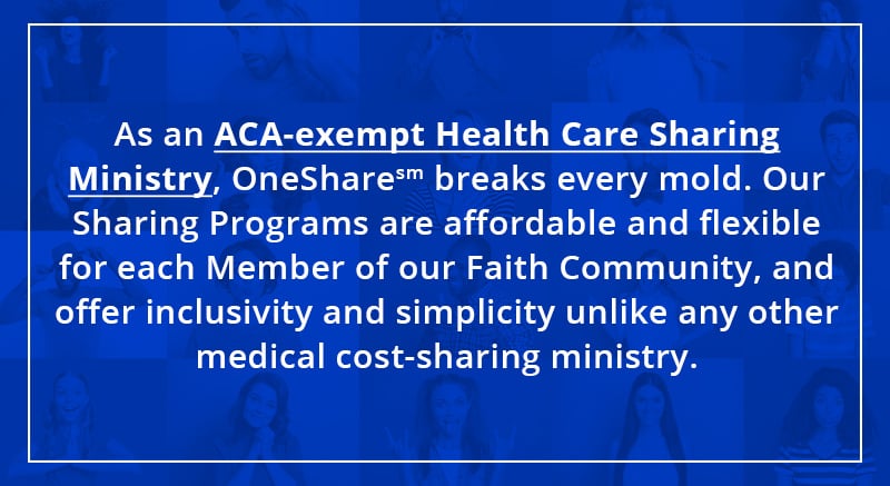 Classic Health Care Sharing Program | OneShare Health
